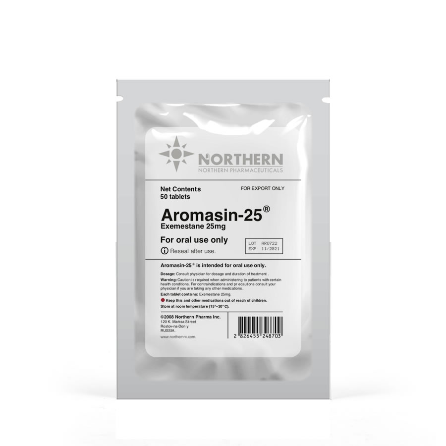 Northern Pharma - Aromasin 25mg/tab 50 tabs | Steroids Canada by Roidrx