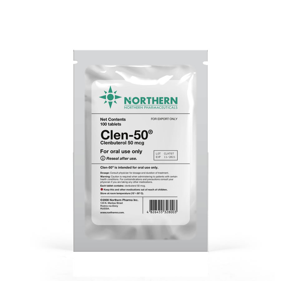 Northern Pharma – Clen 50mcg/tab 100 tabs | Steroids Canada by Roidrx