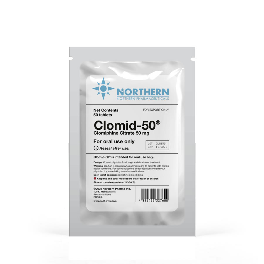 Northern Pharma – Clomid 50mg/tab 50 tabs | Steroids Canada by Roidrx